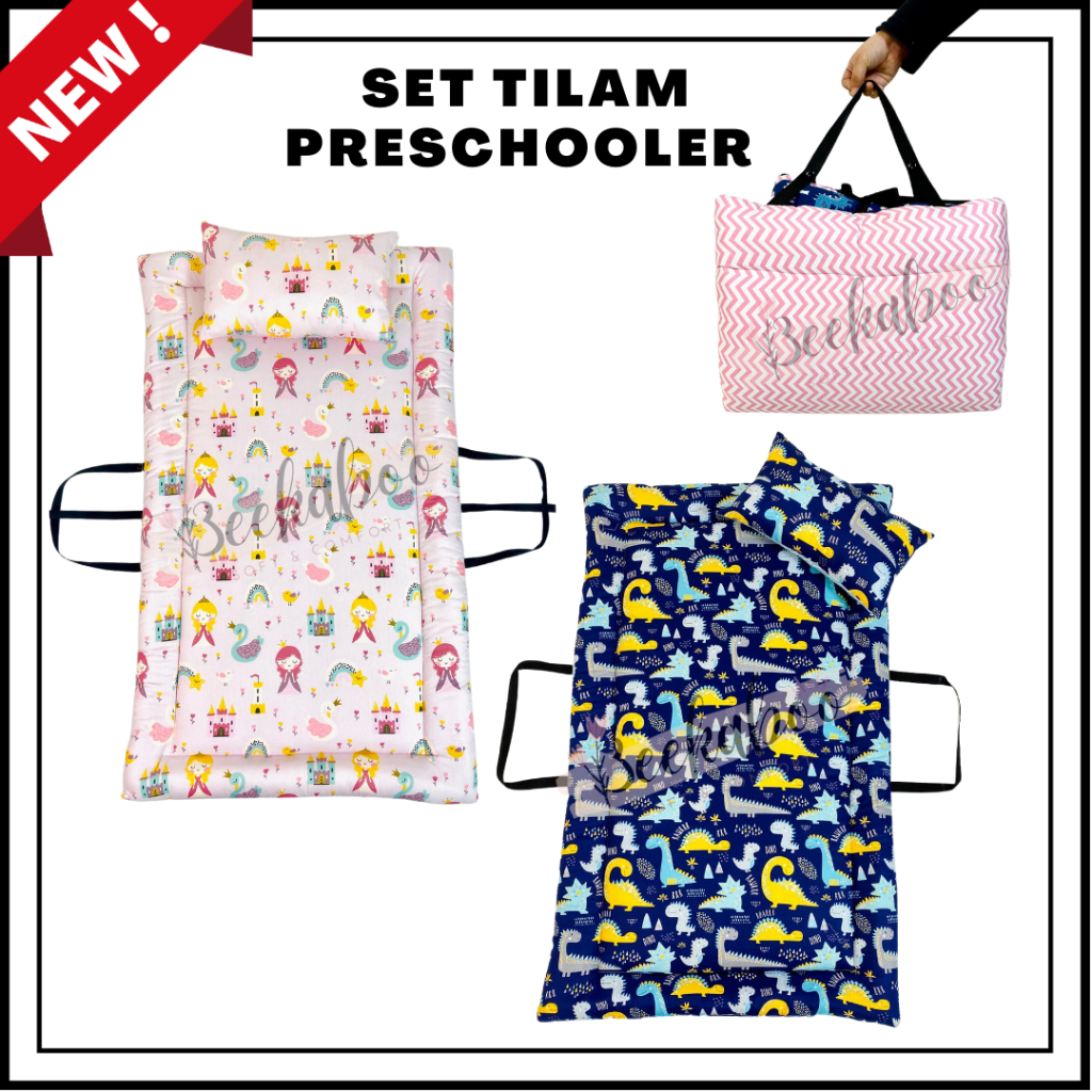 Set Tilam Travel Preschooler Baby Bol Lipat Mattress Toto Budak Taska ...