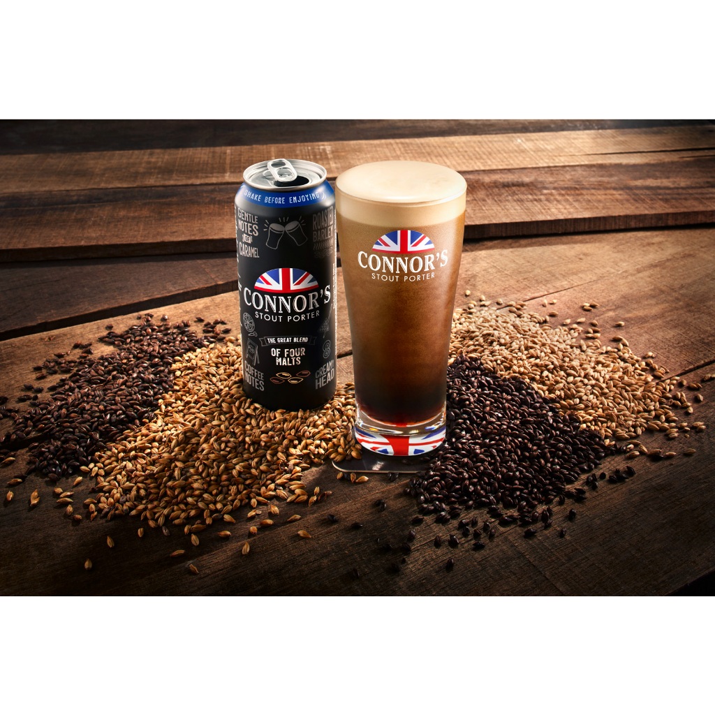 Connor's Stout Porter Can Premium Stout Beer 5.0% Alcohol (320ml x 4 ...