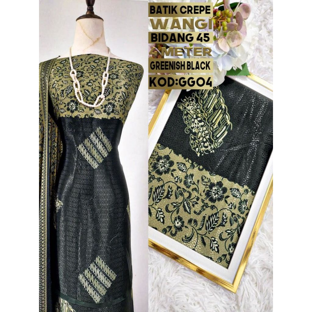 BATIK CREPE WANGI EXCLUSIVE 2024 | Shopee Malaysia