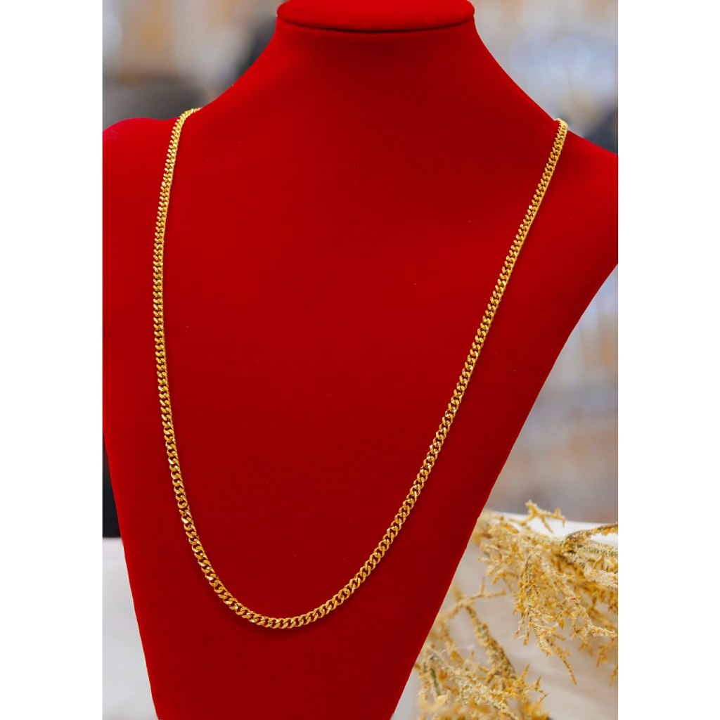 HS EMAS BANGKOK RANTAI LEHER MESIN ( LEBAR 0.4CM PANJANG 70CM ...