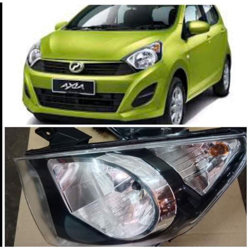 PERODUA AXIA G-SPEC 2014-2016 HEAD LAMP / LAMPU DEPAN | Shopee Malaysia
