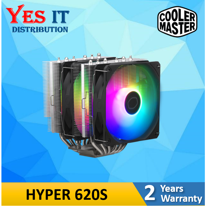 COOLER MASTER HYPER 620S ARGB CPU AIR COOLER BLACK (RR-D6NA-17PA-R1) | Shopee Malaysia