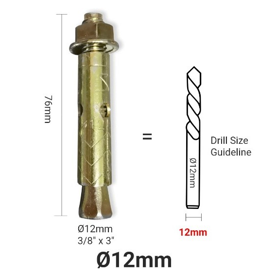 GALVANISED IRON WALL PLUG 3/8" (10pcs) | Shopee Malaysia
