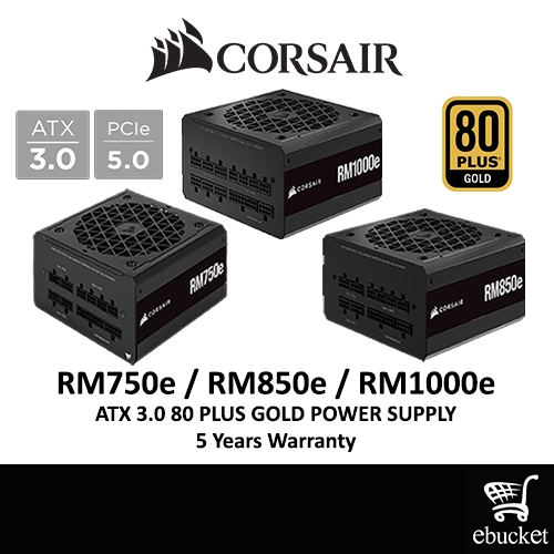 CORSAIR RMe Series RM750e/RM850e/RM1000e - ATX 3.0 / 80 PLUS GOLD ...
