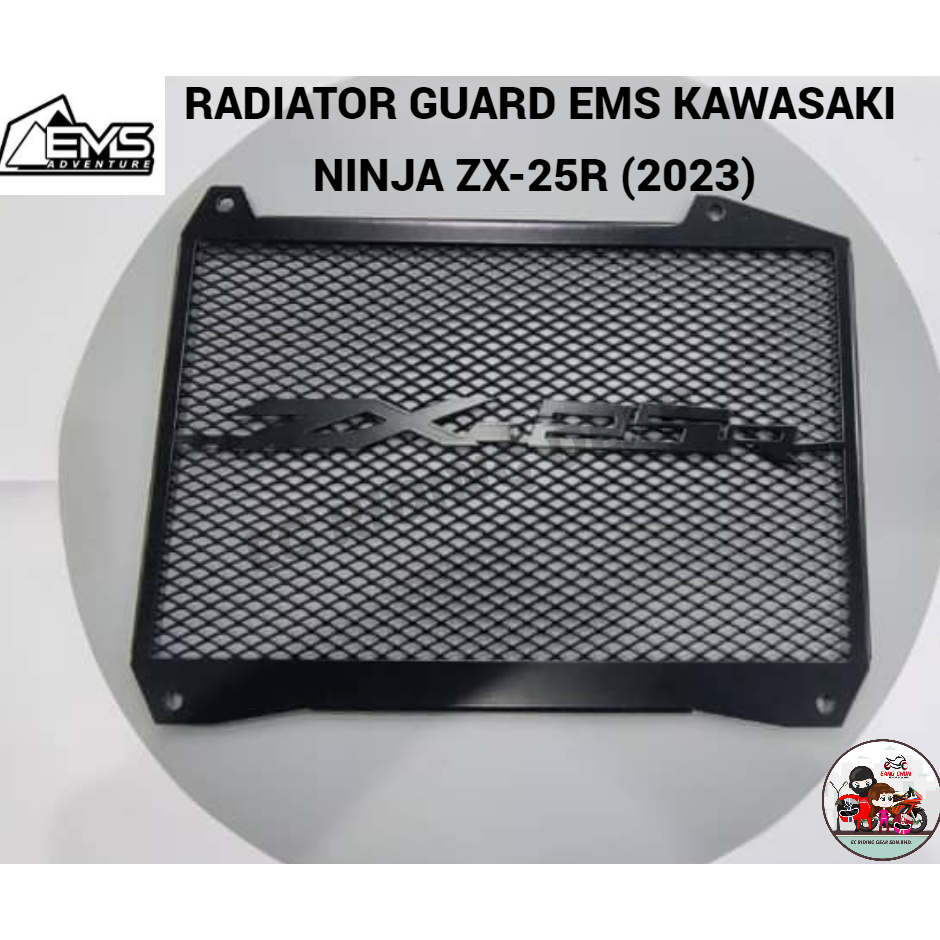 RADIATOR GUARD EMS KAWASAKI NINJA ZX-25R (2023) | Shopee Malaysia
