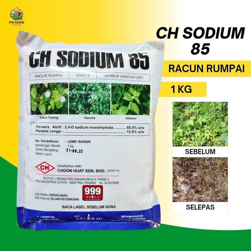CH Sodium 85 Rumputox Putih Herbicide Racun Serbuk Rumpai Setawar Racun ...