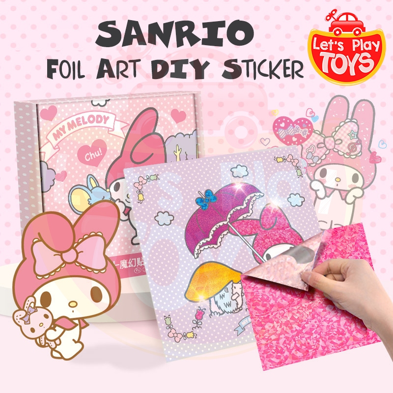 Sanrio Foil Art Craft DIY Magic Transfer Sticker 转移贴画 | Shopee Malaysia