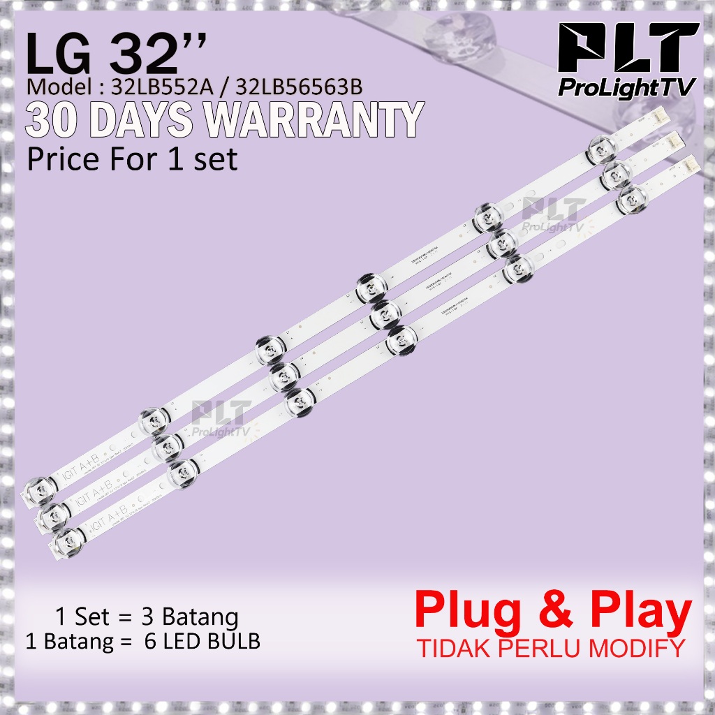 LG 32 INCH LAMPU TV 32LB552A / 32LB563B.ATS LG 32" LED TV BACKLIGHT LED ...