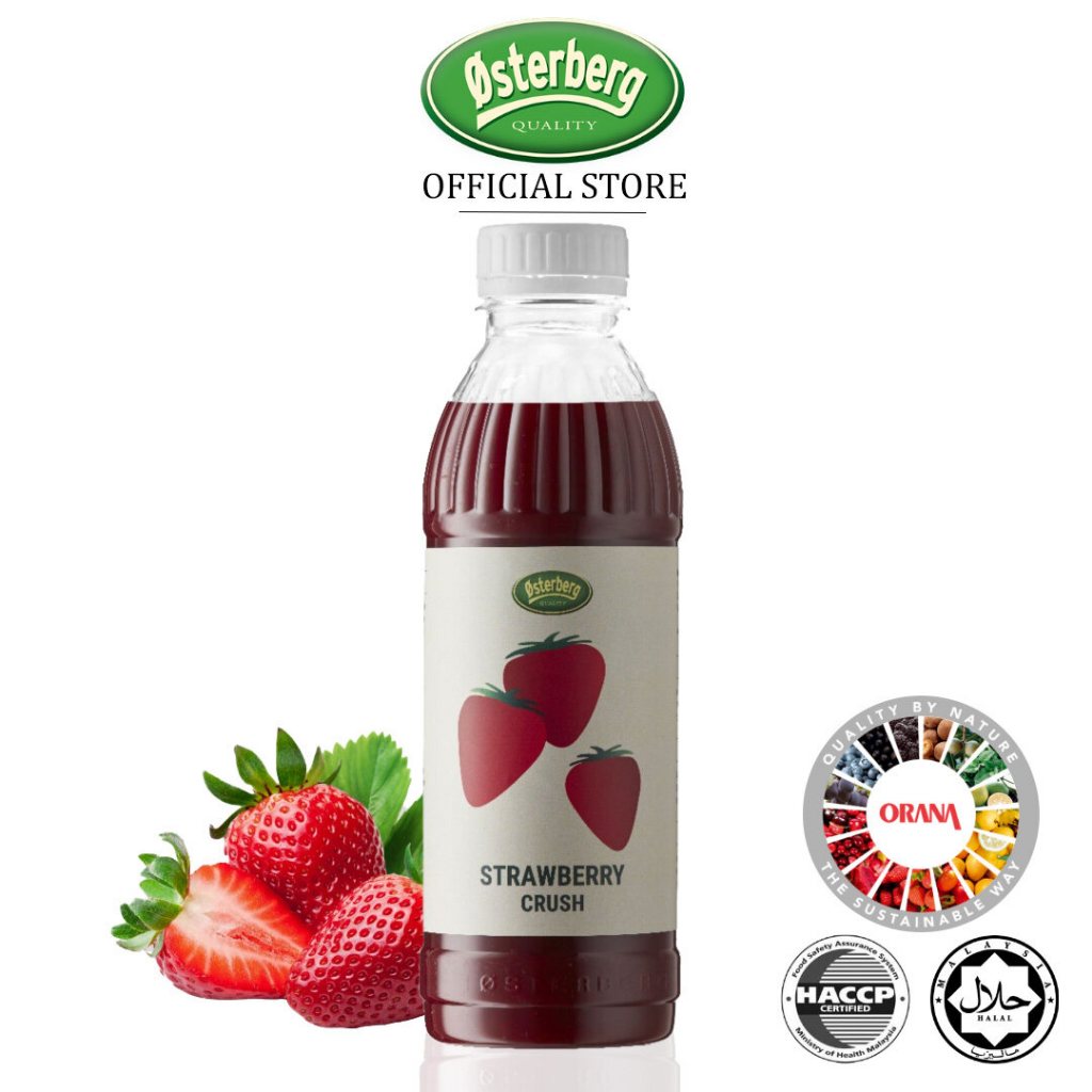 OSTERBERG STRAWBERRY FRUIT CRUSH 1L | Shopee Malaysia
