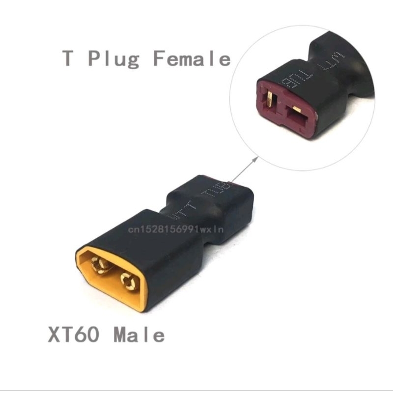 Adapter Xt60 Male Female plug to Ec5 ,T pulg,TRX plug ,Ec3 plug | Shopee Malaysia