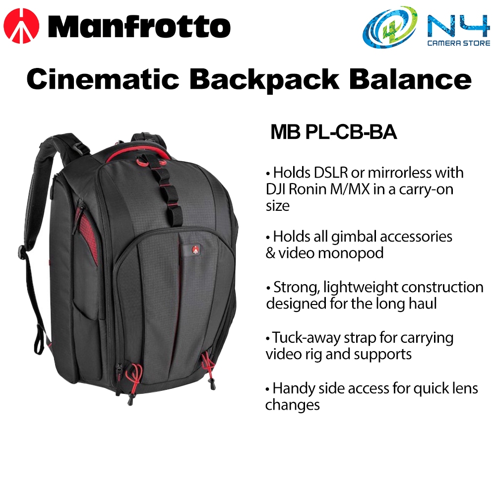 Manfrotto Cinematic Backpack Balance (MB PL-CB-BA) | Shopee Malaysia