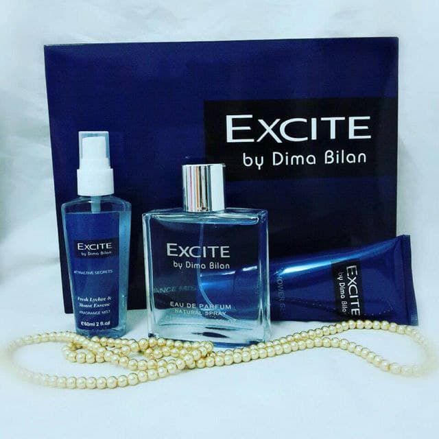 Excite By Dima Bilan Perfume Gift 3In1 Set Christmas Gift For Men ...