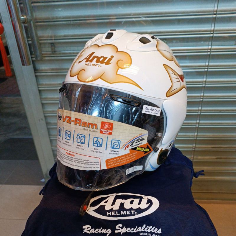 Arai VZRAM open face helmet VZ Ram Koi original Arai Japan | Shopee ...