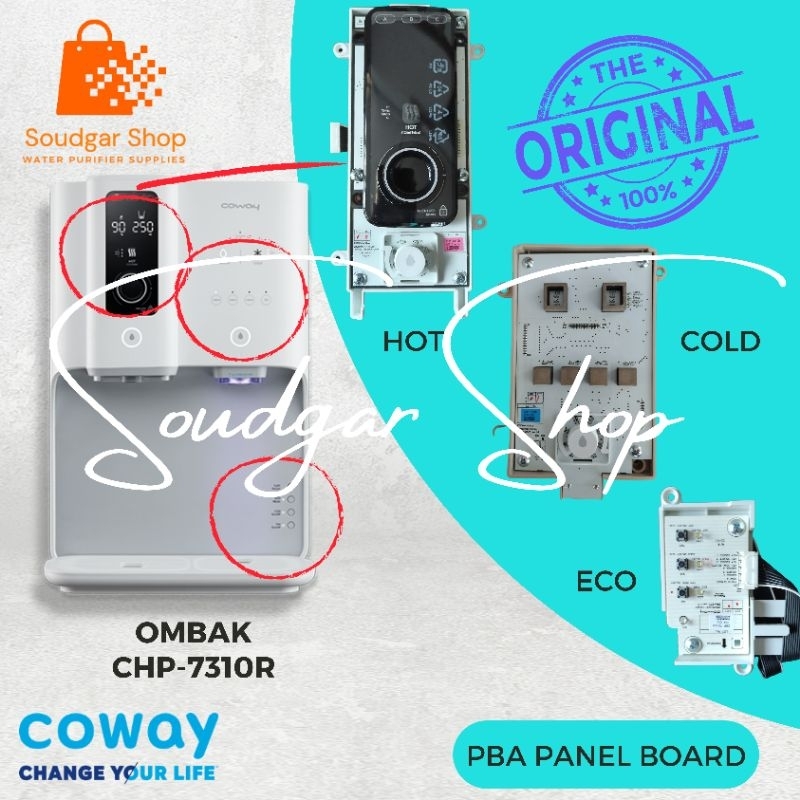 COWAY Touch Panel Board PBA Hot, PBA Cold Display & PBA Eco for Water ...