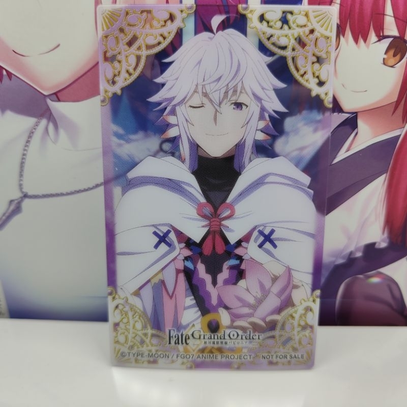 Fgo Merlin translucent card ( Fate Grand Order Babylonia limited ...