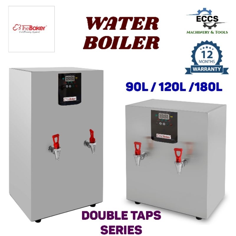 DOUBLE TAPS STEP WATER BOILER 90L 120L 180L COMMERCIAL WATER BOILER ...