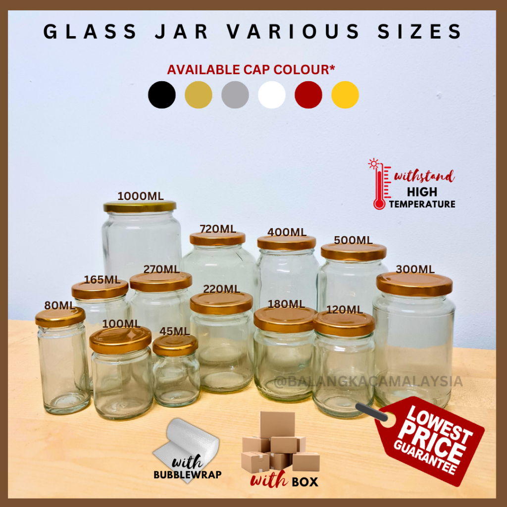 Air Tight Round Glass Jar Mini Bottle Storage Container For Wedding ...