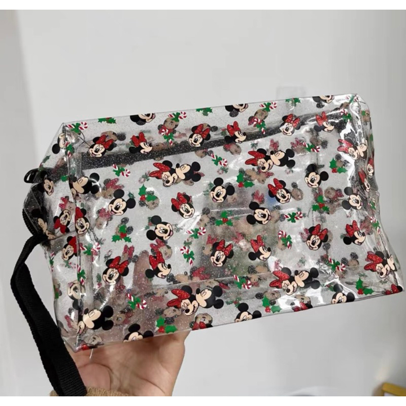 Disney Cute Cartoon Transparent PVC Waterproof Travel Toiletry Bag ...