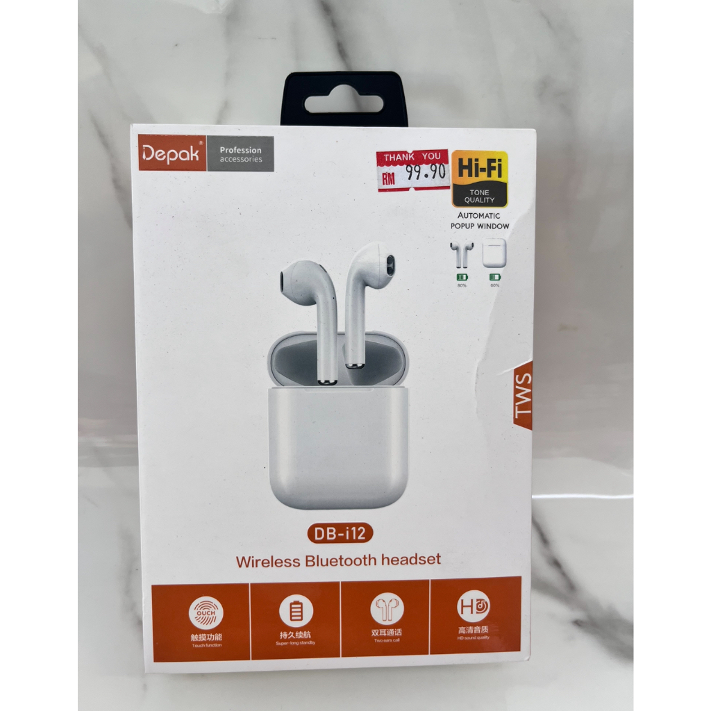 Depak DB-i12 Wireless Bluetooth headset | Shopee Malaysia