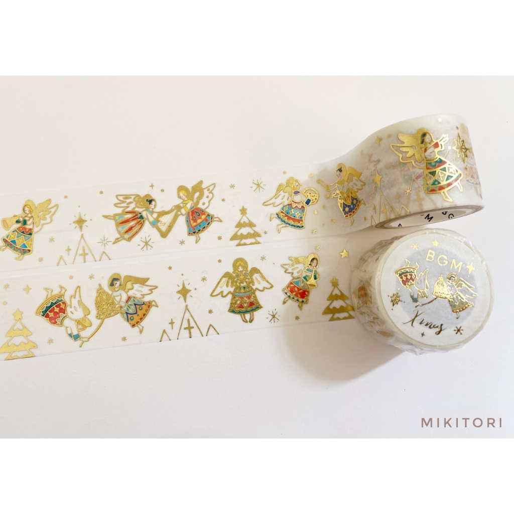 BGM Japan Christmas Angels Washi Tape Masking Tape Scrapbook Journal ...