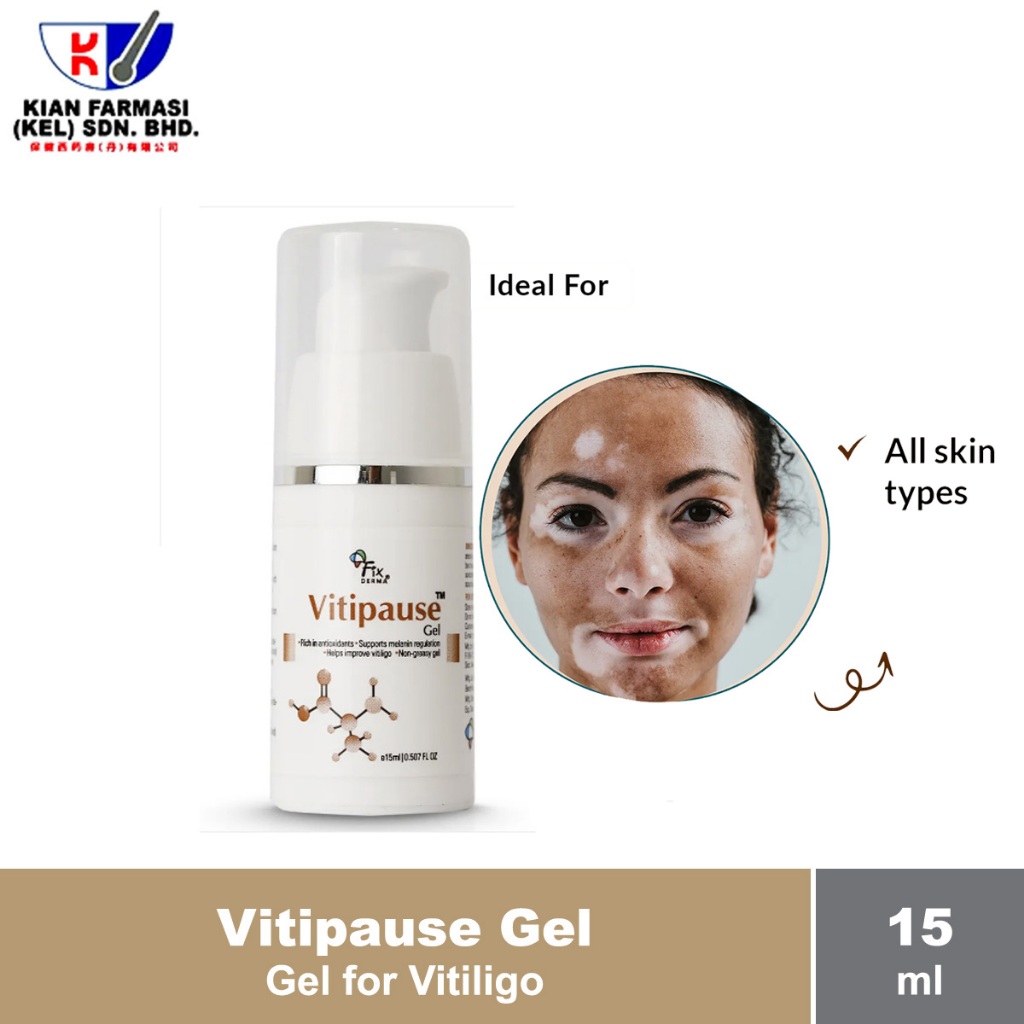 FixDerma Vitipause gel 15ml (For Vitiligo) | Shopee Malaysia
