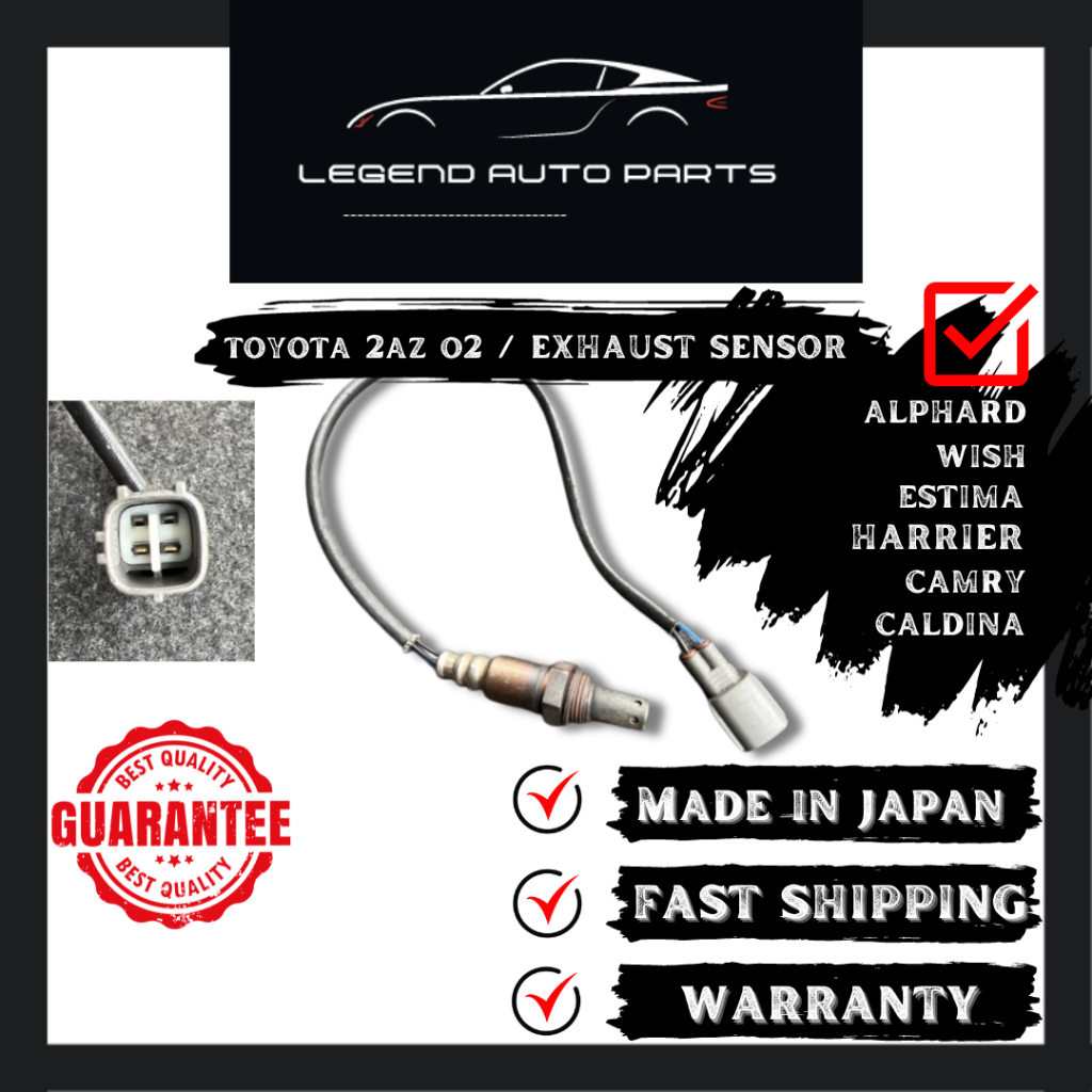 TOYOTA ALPHARD WISH ESTIMA HARRIER CAMRY CALDINA EXHAUST SENSOR / O2 ...