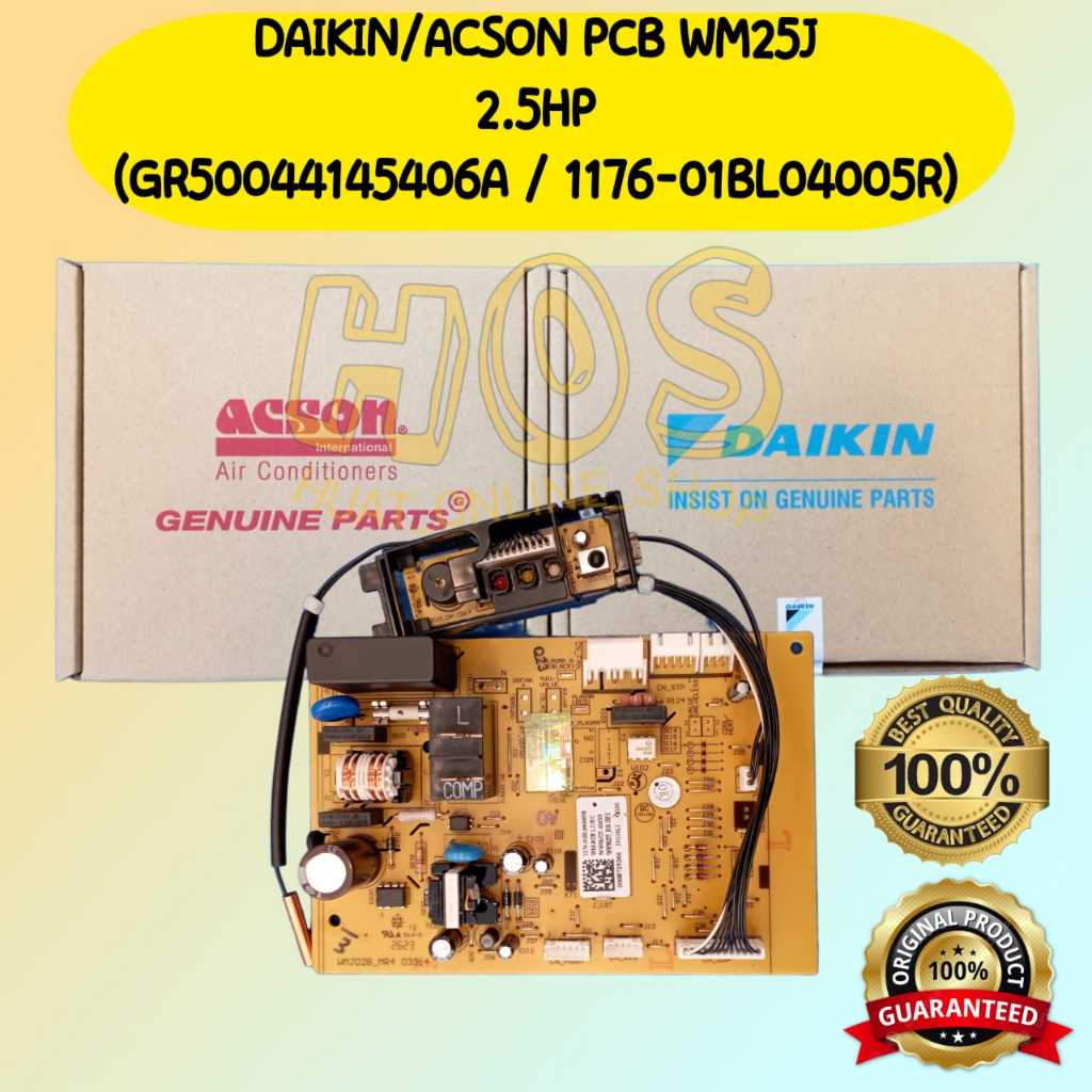 DAIKIN WALL MOUNTED PCB/IC BOARD ORIGINAL DAIKIN PCB BOARD GENUINE ...