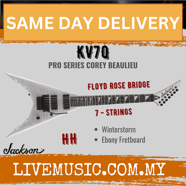 Jackson KV7Q Pro Series Signature Corey Beaulieu King V 7-String ...