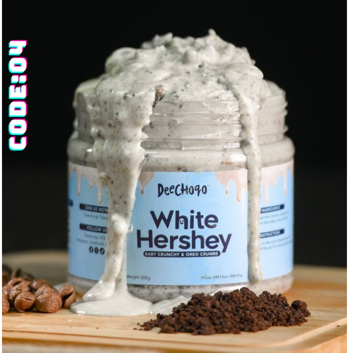 Chocojar White Hershey Babycrunch & White Creme DEECHOQO / Kokojar Oreo ...