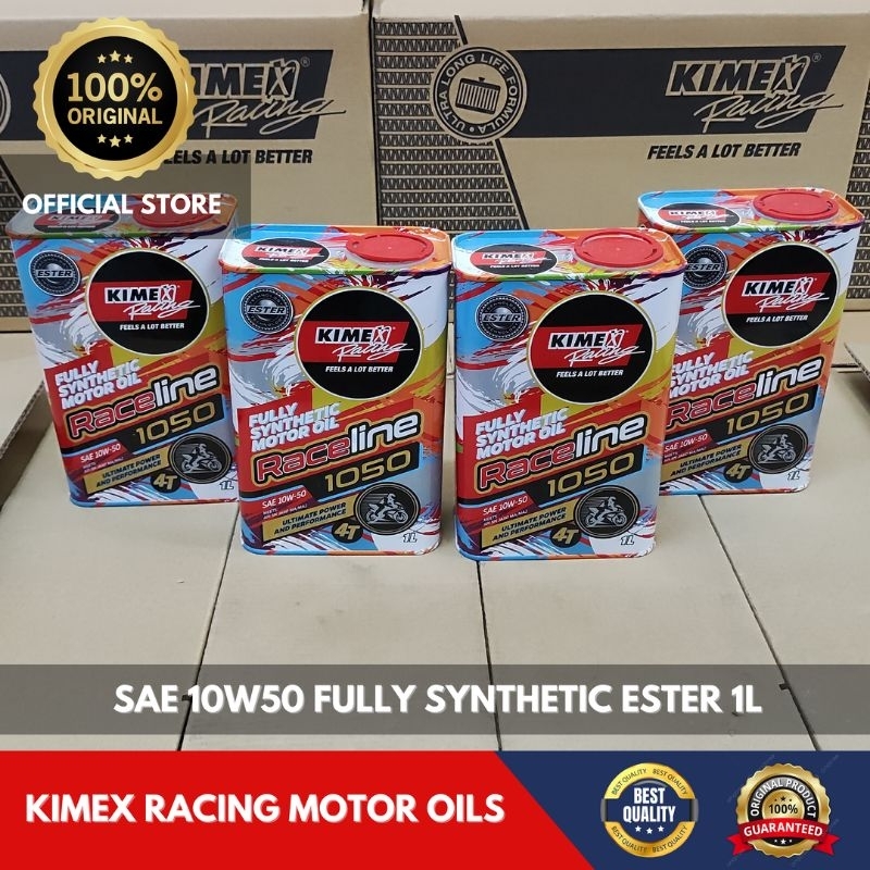 KIMEX RACELINE MOTOR OIL ESTER 1L / MINYAK MOTOR | Shopee Malaysia