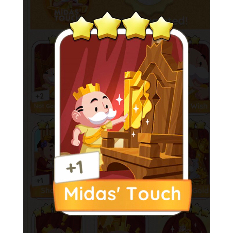 Midas’ Touch Sticker 4Star Monopoly Go | Shopee Malaysia