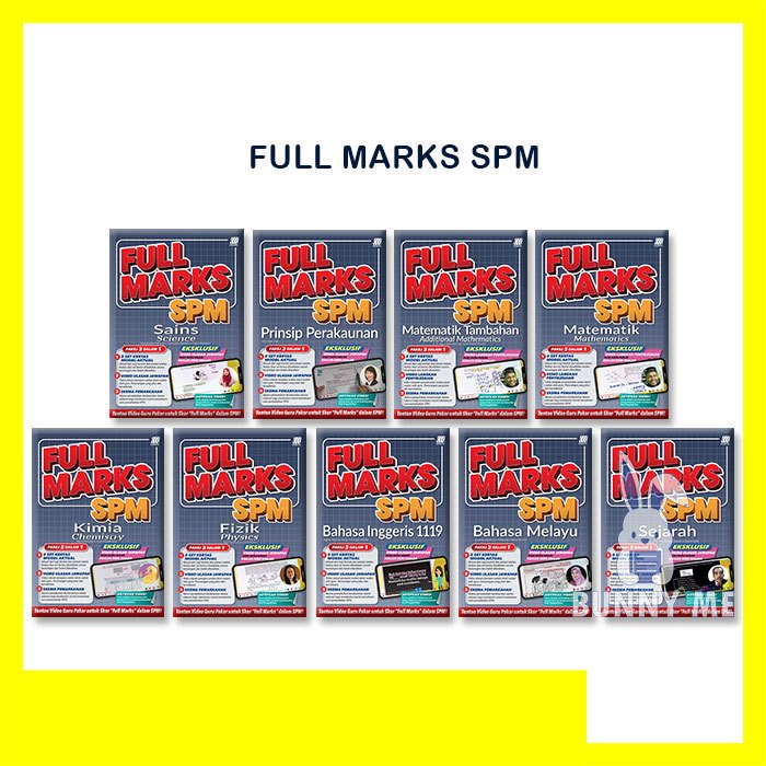 [BUNNY] 2024 BUKU LATIHAN : FULL MARKS SPM SASBADI | Shopee Malaysia