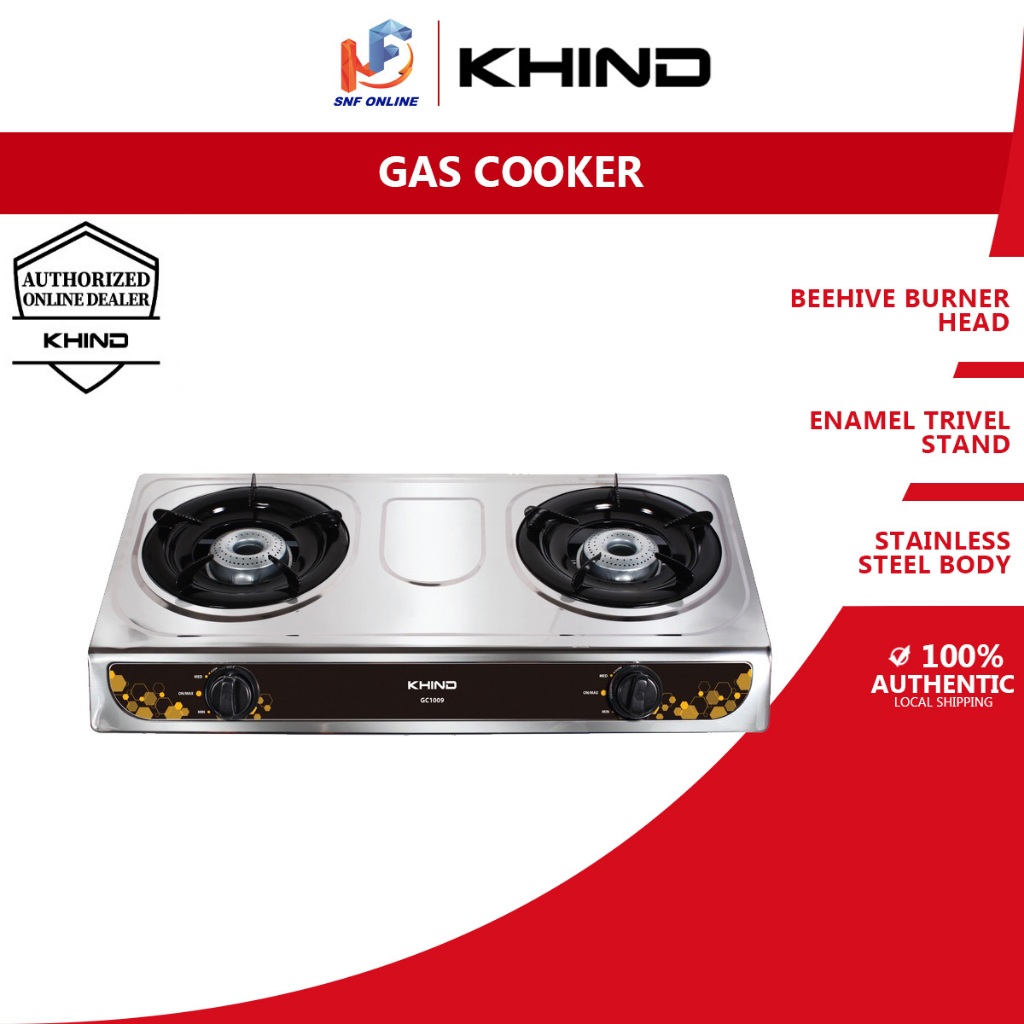 Khind Gas Cooker GC1009 | Shopee Malaysia