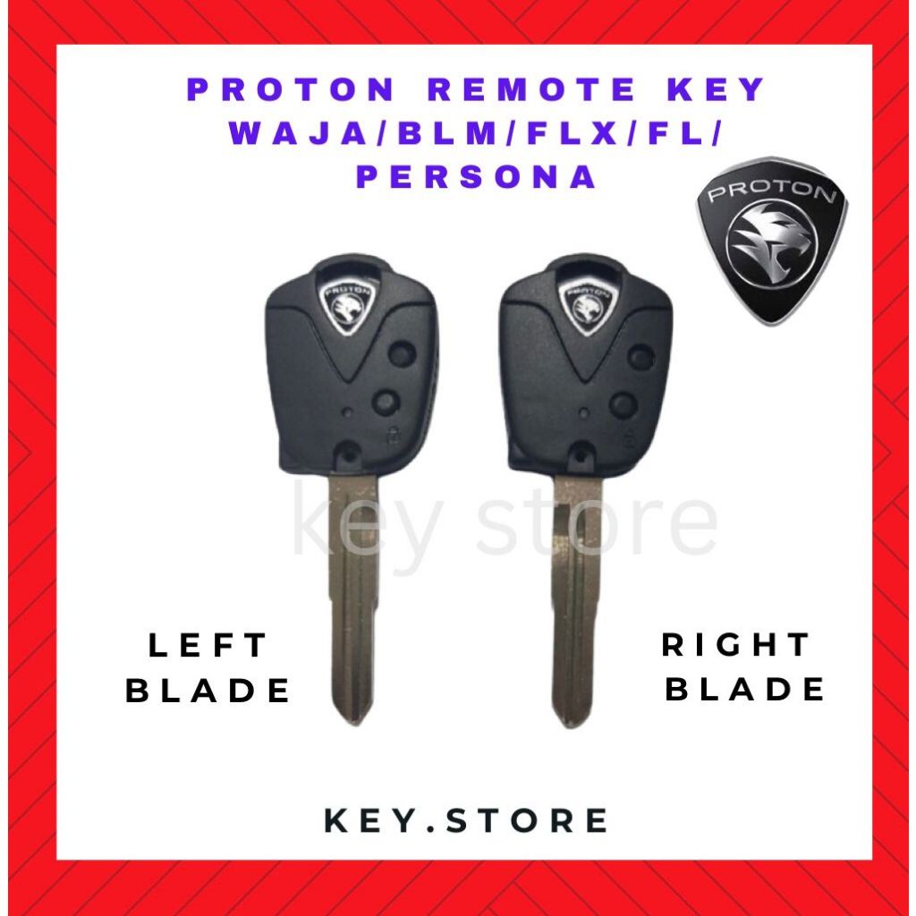 Proton Key Remote Casing Saga Waja Persona Satria Neo | Shopee Malaysia