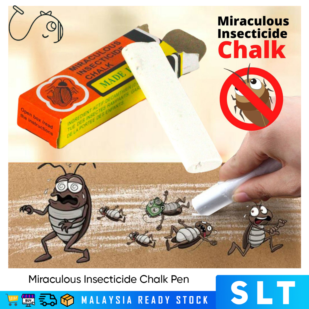 Cockroach Chalk Pen Miraculous Insecticide Pest Control Killer Powder ...