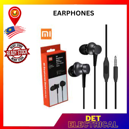 Xiaomi Mi In-Ear Headphones Basic Piston Earphone | Shopee Malaysia