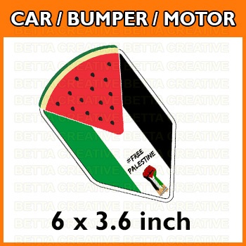 Tembikai Palestine JDM - Car Sticker / Bumper Sticker / Motor Sticker ...