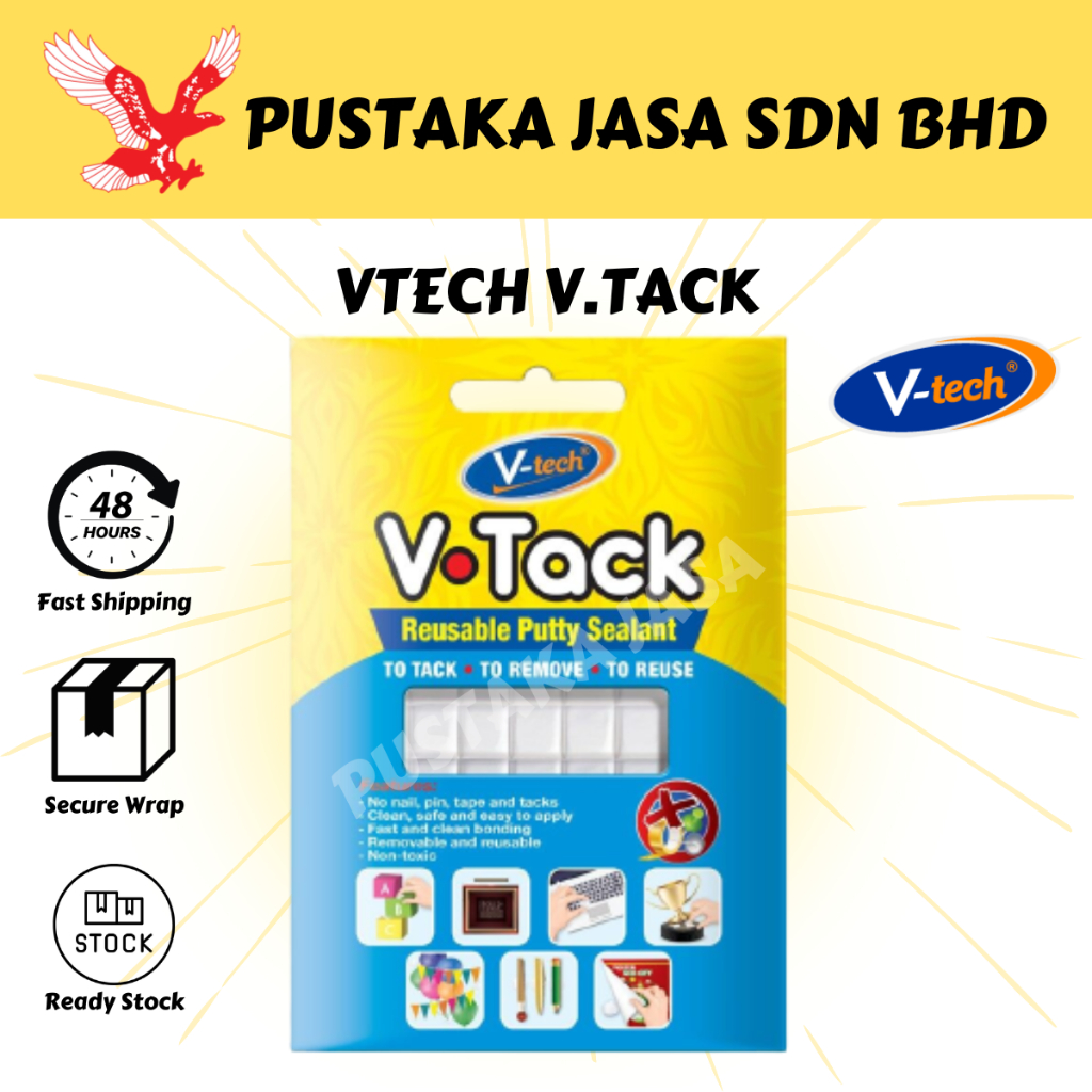 [JASA]VT-920 V-Tack Reusable Putty Sealant (35G) | Shopee Malaysia