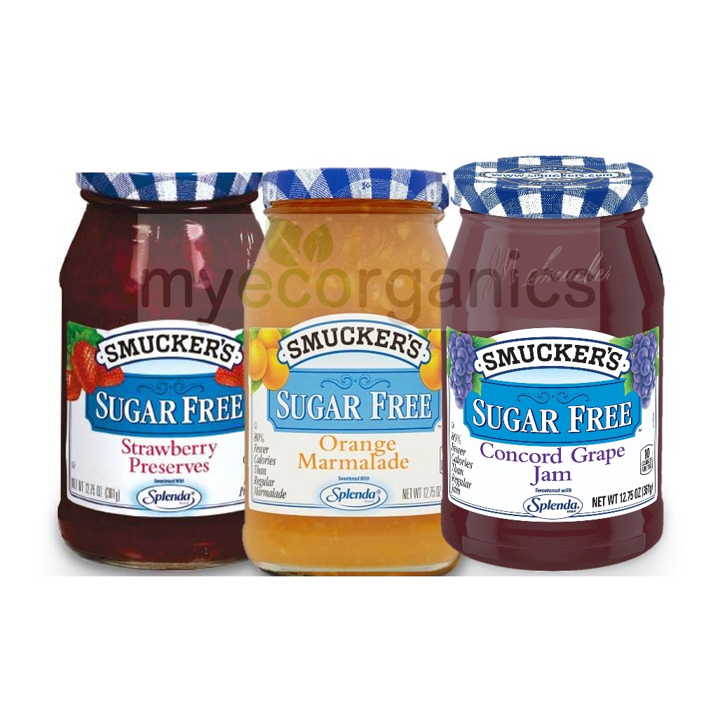 SMUCKER's Sugar Free Jam 361gm (Grape/Strawberry/Orange) | Shopee Malaysia