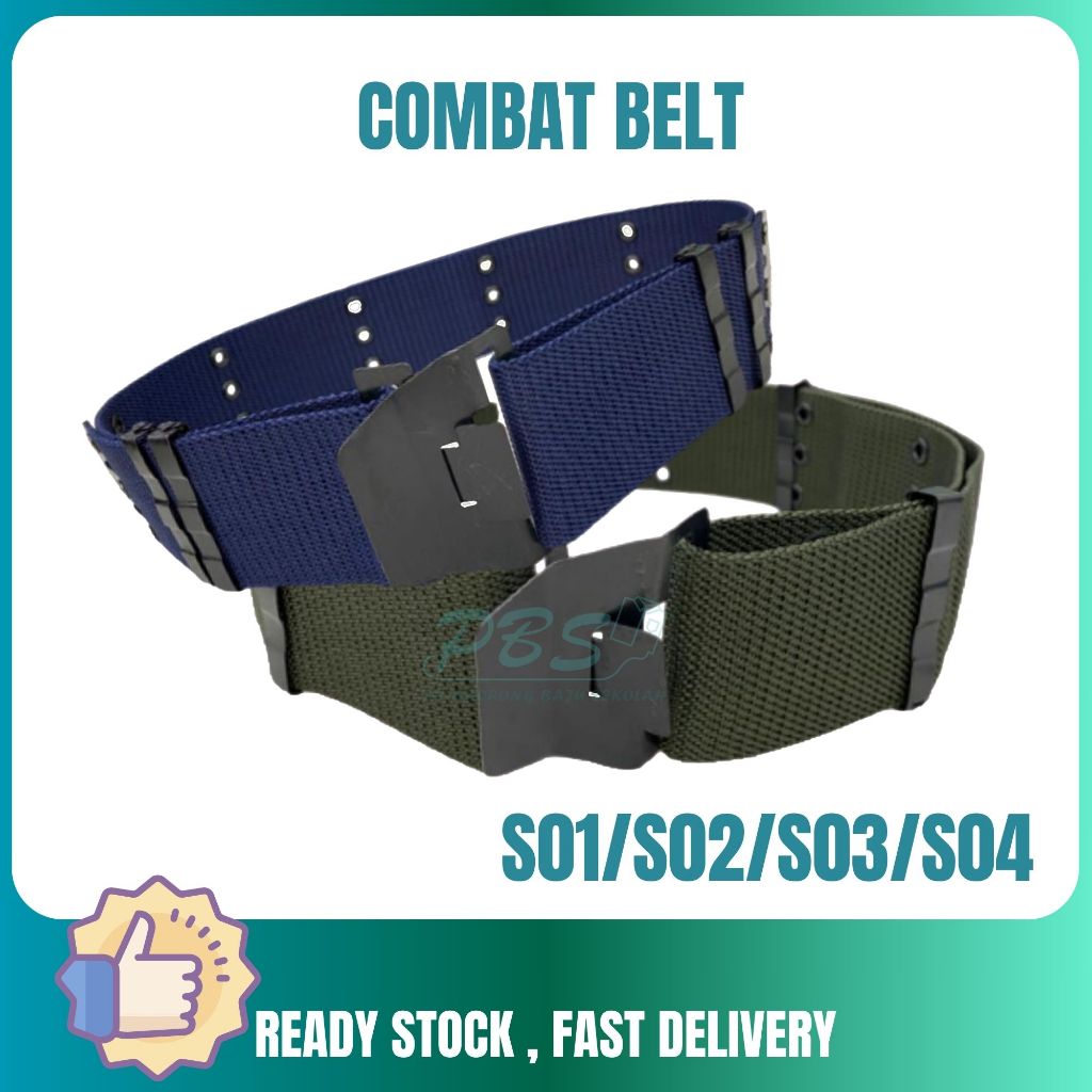 COMBAT BELT BIRU DAN HIJAU - DEWASA / BUDAK Tali Pinggang | Shopee Malaysia