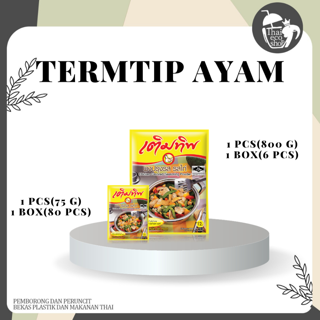 Serbuk Perasa Ayam Termtip Original Seasoning Chicken Flavoured 800gram ...