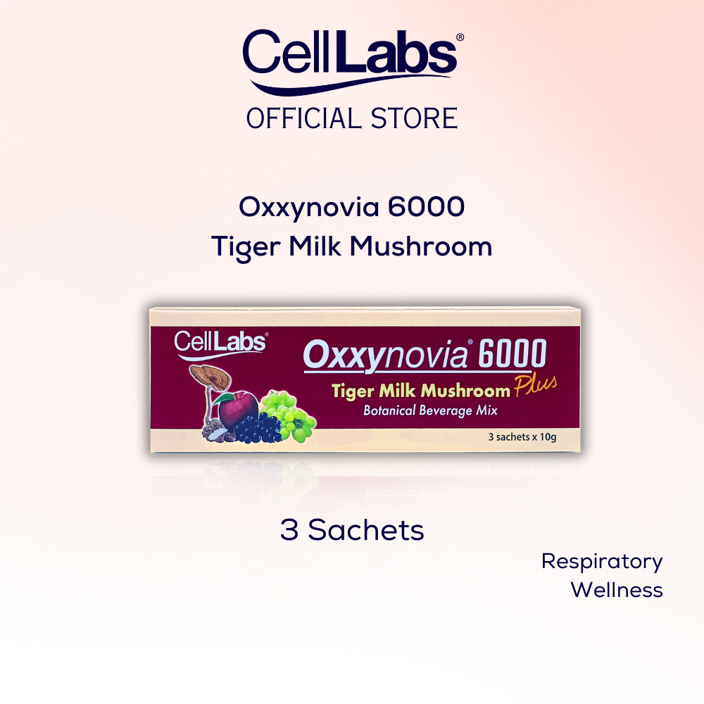CellLabs Oxxynovia with Tiger Milk Mushroom Plus 3 Sachet Immunity ...