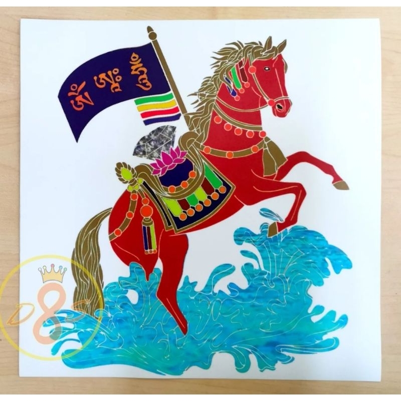 🌟 Tibetan Buddhist Power Stickers: Manjushri, Buddha Eyes & Windhorse ...