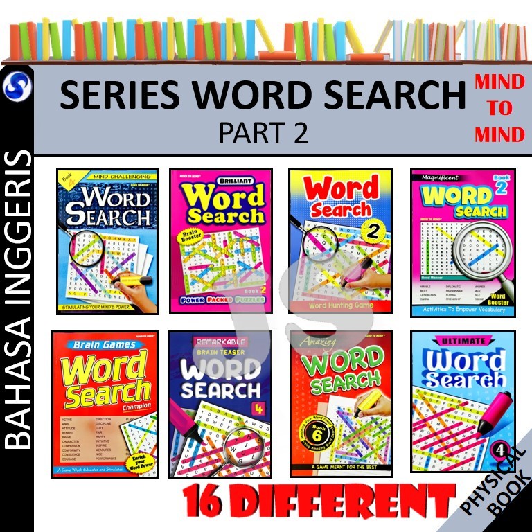 SERIES WORD SEARCH PART 2 | WORD HUNTING GAME | - MIND TO MIND | Shopee ...