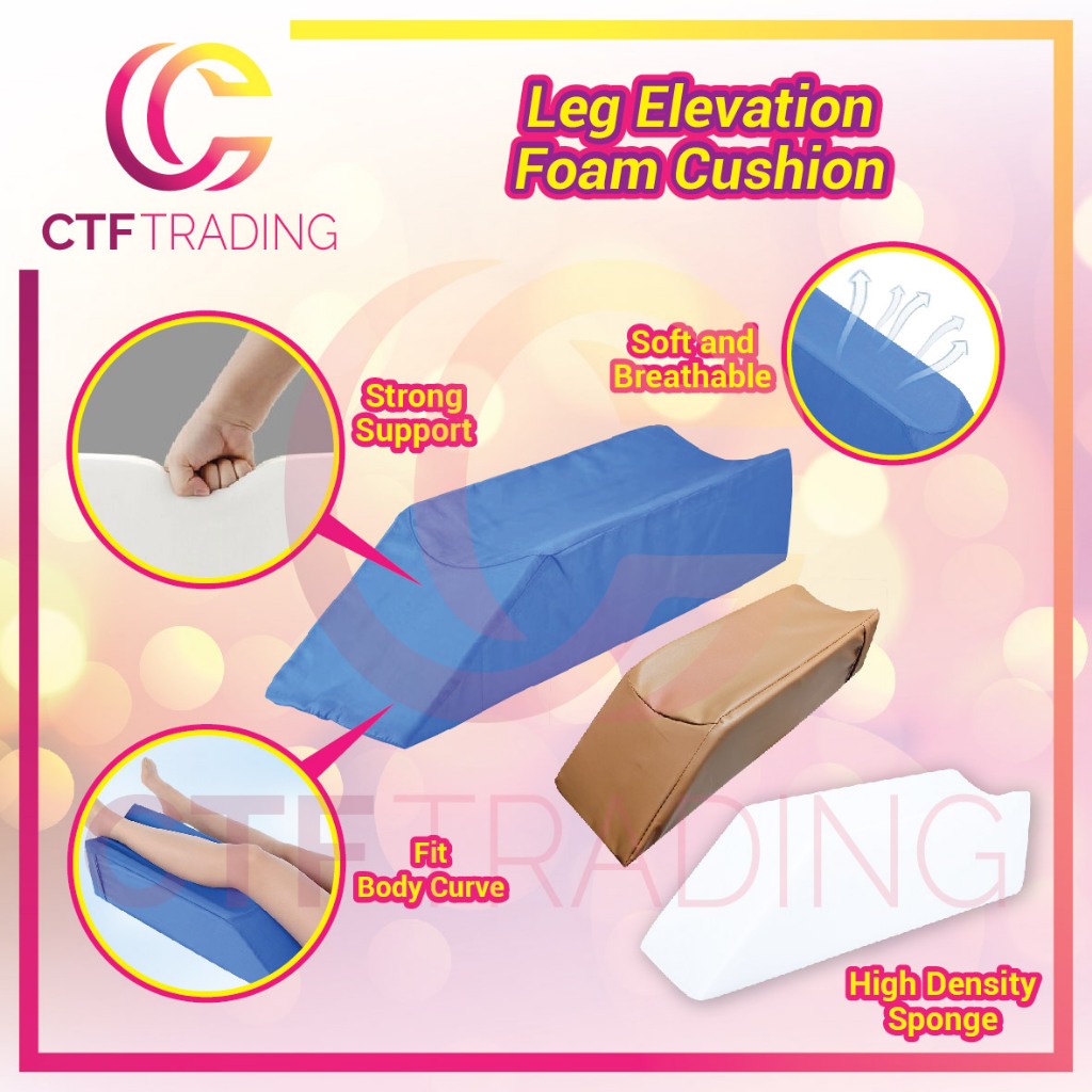 U Type Knee Washable Cushion / Leg Elevation Foam Cushion / Leg Raiser ...