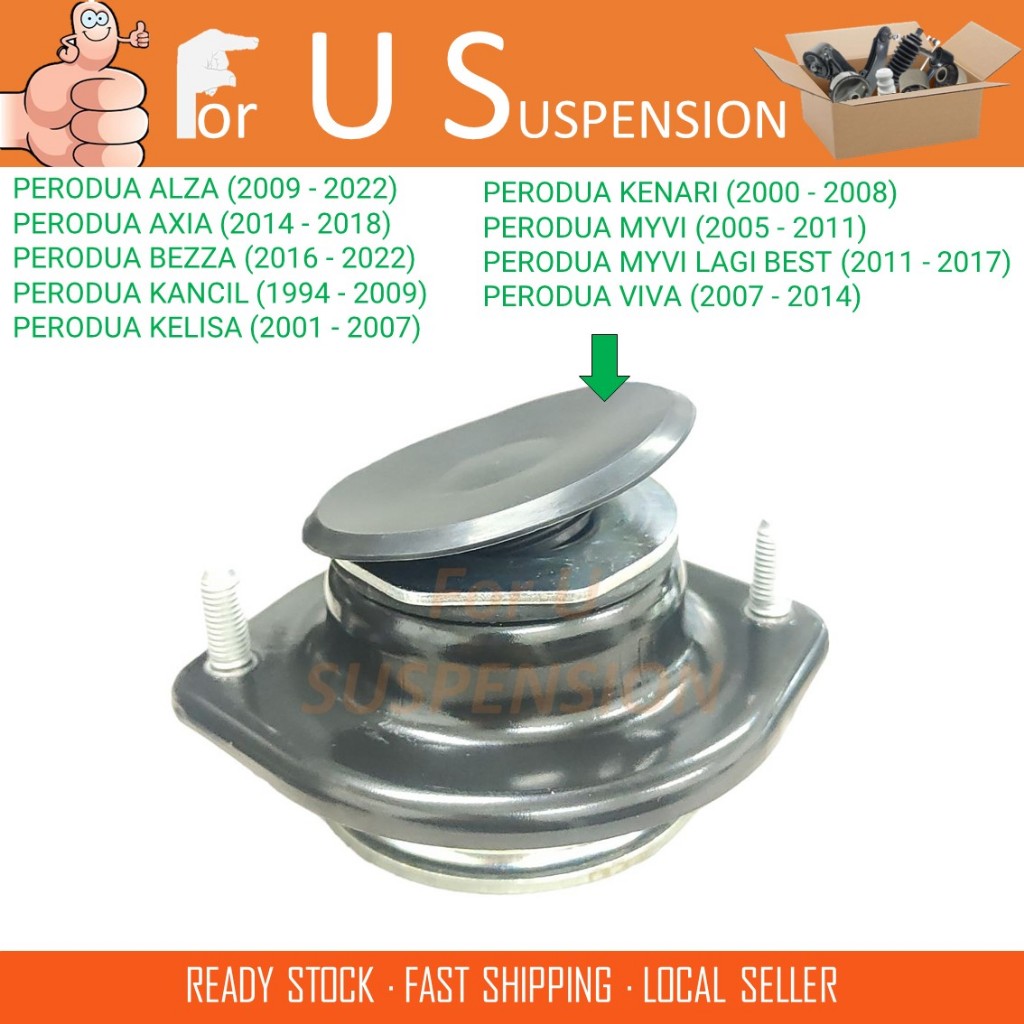 1 PIECE FRONT ABSORBER MOUNTING ( CAP ) - 48684-BZ080 PERODUA ALZA,MYVI ...