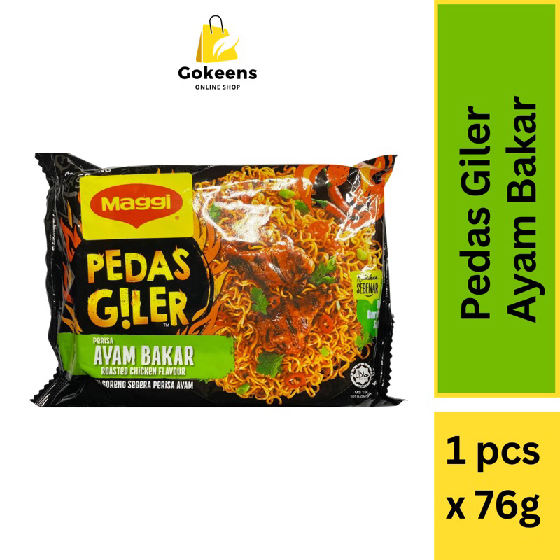 Maggi Instant Noodles Loose Pack Asam Laksa Kari Ayam Tom Yam Maggi Pedas Giler Aglio Olio