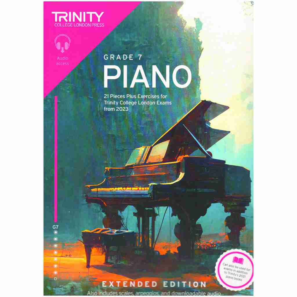 TRINITY PIANO EXAM PIECES GRADE 7 FROM 2023 EXTENDED EDITION | Shopee ...