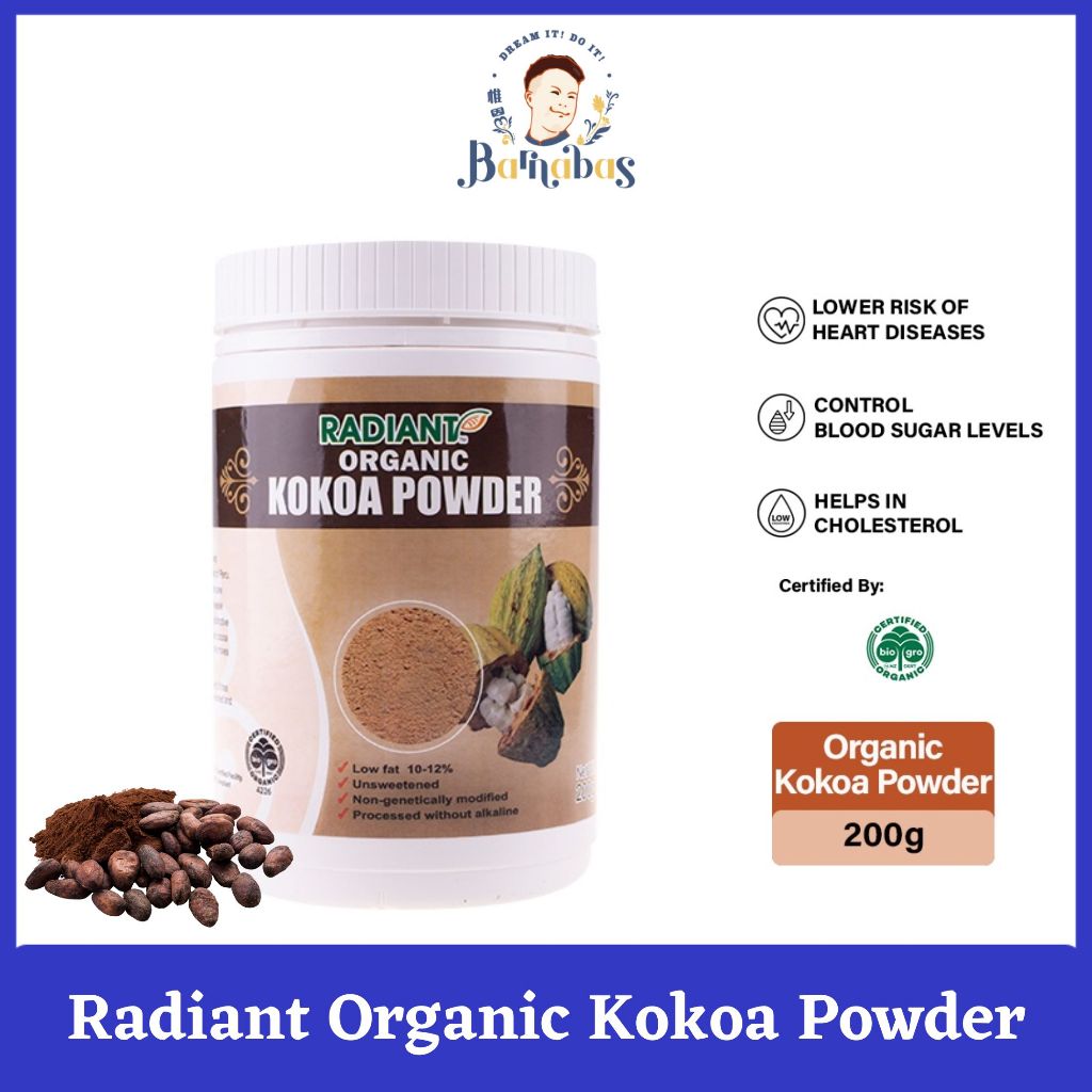Radiant Organic Kokoa Powder (200g) | Shopee Malaysia