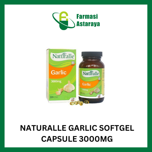 NATURALLE GARLIC 3000MG SOFTGEL CAPS 220'S | 2 X 220G (EXP 12/24 ...